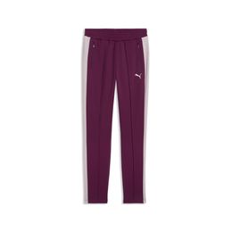 Puma Kinder Sporthose "T7 ALWAYS ON Slim Trainingshose M&auml;dchen", lila, Gr. 140, unifarben, Obermaterial: 100% Polyester, Hosen