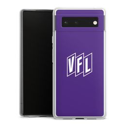 DeinDesign Google Pixel 6 Handy Silikon H&uuml;lle Case transparent Handyh&uuml;lle Logo Official Licensed Product Vfl Osnabr&uuml;ck Silikon Case