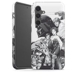 DeinDesign Galaxy S24 FE 5G Handy Panzer Handyh&uuml;lle robuste Outdoor H&uuml;lle Schutzh&uuml;lle gl&auml;nzend Star Wars Official Licensed Product Darth Vader Tough Case