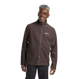 Jack Wolfskin Herren Fleecejacke "WINTERSTEIN FZ M", braun, Gr. XL, Fleece, Obermaterial: 100% Polyester, Jacken, w&auml;rmende Fleecejacke aus POLARTEC