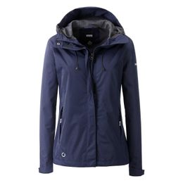 LPO Damen Outdoorjacke "Paula Outdoorjacke", blau, Gr. 42, Web, 100% Polyester, Jacken