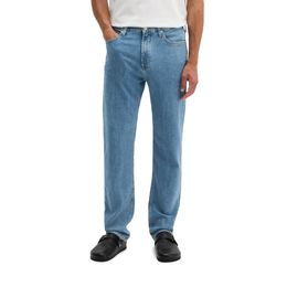 Marc O'Polo MARC O'POLO Herren Regular-fit-Jeans "aus Bio-Baumwoll-Mix", blau, Gr. 31, unifarben, Obermaterial: 95% Baumwolle, 4% Elastomultiester, 1% Elasthan,