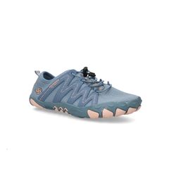 Damen Barfu&szlig;schuh, Dockers by Gerli, Gr. 41, blau, Synthetik, Textil, Schuhe, Sneaker, Slipper, Freizeitschuh mit bequemen Vorfu&szlig;bereich