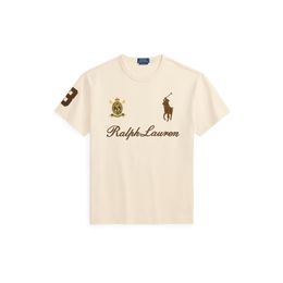 Polo Ralph Lauren T-Shirt Herren Gr&ouml;&szlig;e XL creme / braun / senf