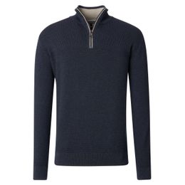 Casamoda Herren Troyer "Casamoda Stricktroyer uni", blau, Gr. 4XL, 100% Baumwolle, Pullover