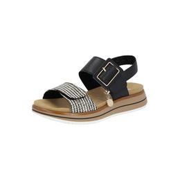 Remonte Sandals female size 41 Gold / Black / White