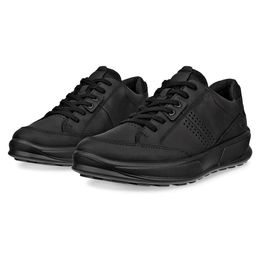 Ecco Herren Sneaker "ByWay 2.0", Gr. 47, schwarz, Nubukleder, Schuhe, Outdoorschuh, Freizeitschuh, Halbschuh mit gepolstertem Schaftrand