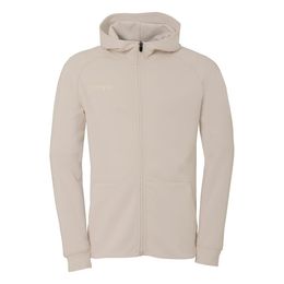 Kempa Herren Trainingsjacke "Kapuzenjacke STMNT", beige, Gr. L, Obermaterial: 72% Baumwolle CO(Bio). 28% Polyester Pol. recyc.., Jacken