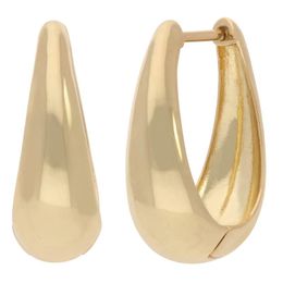 Firetti Damen Paar Creolen &raquo;Schmuck Geschenk Silber 925 Ohrschmuck Ohrringe Tropfenform&laquo; gold Silber 925 (Sterlingsilber)