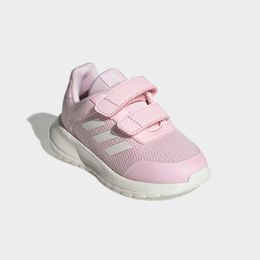 M&auml;dchen Sneaker "TENSAUR RUN", adidas Sportswear, Gr. 23, rosa, Synthetik, Textil, Schuhe, f&uuml;r Kinder, mit Klettverschluss
