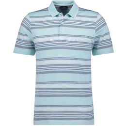 Ragman Herren Poloshirt, blau, Gr. L, Piqu&eacute;, 54% Baumwolle 46% Polyester, Shirts