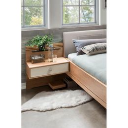 Wiemann Nachtkonsole &raquo;Kiruna&laquo; braun Floatglas, Holz teilmassiv B/H/T: 60cm x 48cm x 43cm