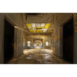 papermoon Fototapete &raquo;Photo-Art PAUL BOOMSMA, LABYRINTH-SCHULE&laquo; bunt Vlies B/L: 2m x 1,49m, Bahnen: 4 Stk.