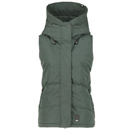 alife and kickin ALIFE & KICKIN Damen Steppweste "Damen JunisAK Steppweste", gr&uuml;n, Gr. S, 100% Polyester, Westen