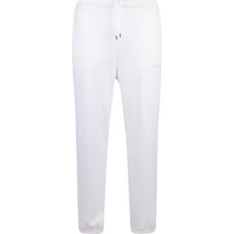 DROPSIZE Herren Jogginghose "Dropsize HEAVY NEXT GEN LOGO PRINT JOGGER", wei&szlig;, Gr. M, 70% Baumwolle, 30% Polyester, Hosen