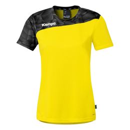 Kempa Damen Trainingsshirt "Trainings-T-Shirt Athletics 29 Women", gelb, Gr. XL, Obermaterial: 100% Polyester Pol. recyc.., Shirts