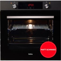 Amica Backofen &raquo;EBX 943 610 SM&laquo; mit 1-fach-Teleskopauszug mit Steam Clean Gro&szlig;er Garraum, sichere Bedienung und einfache Reinigung beim Backen schwarz 