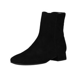 Gabor Damen Stiefelette "Gabor Stiefelette Veloursleder", Gr. 36, schwarz, Veloursleder, Schuhe