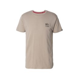 Alpha Industries Shirt male size XL Dark beige / Black