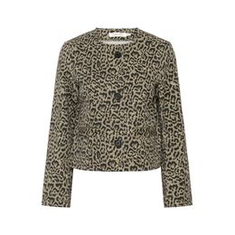 Inwear Jacke 'NeomaIW' Damen Gr&ouml;&szlig;e M cappuccino / khaki / dunkelgr&uuml;n Sommerjacke