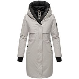 Navahoo Winter Coat 'Snowelf' female size XXL Light grey / Black