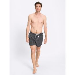 feel good Herren Badeshorts, schwarz, Gr. 6, Polyester, Badehosen
