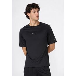 Champion Herren Trainingsshirt "PERFORMANCE Light Stretch Lycra T-Shirt", schwarz, Gr. XL, Obermaterial: 92% Polyester, 8% Elasthan, Shirts, kurze