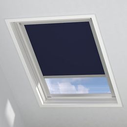 my home Verdunklungsrollo &raquo;Sky-Dachfensterrollo&laquo; verdunkelnd energiesparend mit Bohren in F&uuml;hrungsschienen mit Kassette und Seitenprofilen Aluminium, 