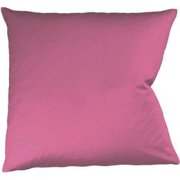 Fleuresse Kissenbezug &raquo;Colours Mako Satin, 100% Baumwolle, mit Rei&szlig;verschluss&laquo; Mako Satin, gl&auml;nzend, glatt, Premium Qualit&auml;t lila Mako-Satin, Mako-