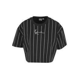 Karl Kani Damen T-Shirt "Karl Kani Damen", schwarz-wei&szlig;, Gr. S, gestreift, 100% Baumwolle, Shirts