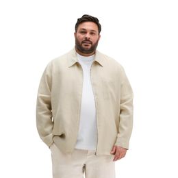 Marc O'Polo MARC O'POLO Herren Kurzjacke "aus reinem Leinen", beige, Gr. 5XL, unifarben, Obermaterial: 100% Leinen, Jacken