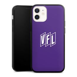 DeinDesign iPhone 12 mini Handy Slim Case extra d&uuml;nn Silikon Handyh&uuml;lle schwarz H&uuml;lle Logo Official Licensed Product Vfl Osnabr&uuml;ck Silikon Slim Case