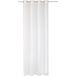 WIRTH Gardine &raquo;Audrey&laquo; &Ouml;sen 1 Stk. tlg. Fertigstore mit &Ouml;sen (&Oslash; 4 cm) nach Ma&szlig; wei&szlig; Polyester 144cm, &Ouml;sen, 300cm