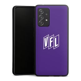 DeinDesign Galaxy A52s 5G Handy Premium Silikon H&uuml;lle Handyh&uuml;lle schwarz Case Logo Official Licensed Product Vfl Osnabr&uuml;ck Silikon Premium Case