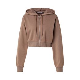 ABOUT YOU Sweatjacke 'Jolin' Damen Gr&ouml;&szlig;e S hellbraun