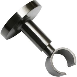 Gardinia Deckentr&auml;ger f&uuml;r Gardinenstangen Serie Einzelprogramm Chicago &Oslash; 20 mm grau L: 6cm