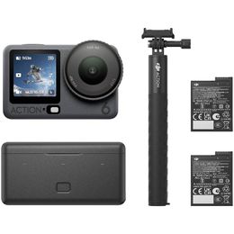 DJI Action Cam &raquo;Osmo Action 6 Adventure Combo&laquo; 8K Bluetooth schwarz Kunststoff Wasserdicht bis 20 m