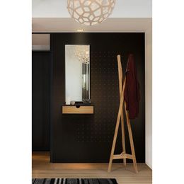 WOODMAN Nachttisch &raquo;Farsta, Beistelltisch, Ablage mit Schublade&laquo; Holzfurnier aus Eiche, Breite 40 cm, Wandmontage, FSC braun B/H/T: 40cm x 12cm x 30cm