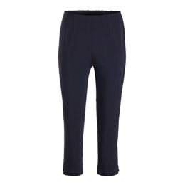 GOLDNER Damen Schlupfhose "Kurzgr&ouml;&szlig;e Schlupfhose LOUISA mit Steppn&auml;hten", blau, Gr. 26, Obermaterial: 72% Viskose CV. 25% Polyamid PA. 3% Elasthan