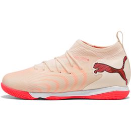 Puma FUTURE 9 MATCH IT Mid Fu&szlig;ballschuhe Kinder - Gr&ouml;&szlig;e 33 - beige