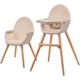 Kinderkraft Hochstuhl &raquo;FINI 2&laquo; () beige B/H/T: 55cm x 96cm x 58,5cm