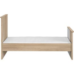Babybett &raquo;Sacha&laquo; 1 Stk. tlg. Kollektion f&uuml;r Kinder von 0 bis 5 Jahre und + wei&szlig; Holzwerkstoff Lattenrost, B/H/L: 79cm x 86cm, kein H&auml;rtegrad, ohne 