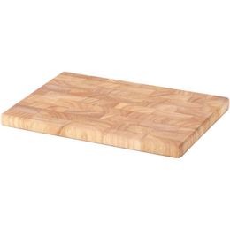 CONTINENTA Schneidebrett beige Massivholz B/H/L: 21,5cm x 2cm x 30cm