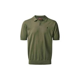 MCS Herren Kurzarmhemd "MCS Polo shirt MCKarlo", gr&uuml;n, Gr. XL, Obermaterial: 100% Baumwolle, Hemden
