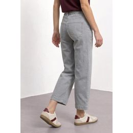 Street One Damen Loose-fit-Jeans, grau, Gr. 28, unifarben, Jeans, 87% Baumwolle, 10% Polyester, 3% Elasthan, Jeans, im Loose Fit