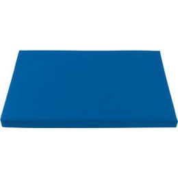 Sch&auml;fer Shop Sch&auml;fer Shop Pure Sitzkissen f&uuml;r Auflagedeckel und Scharnierdeckel Serie Economy 400 x 300 mm, Schaumstoff, blau