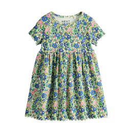 Next Kleid M&auml;dchen Gr&ouml;&szlig;e 104 blau / grasgr&uuml;n / hellgr&uuml;n / rosa