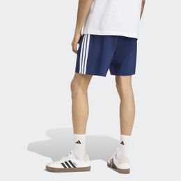 Herren Shorts "ESSENTIALS 3-STREIFEN CHELSEA LITE, GEWEBT"team navy blau 2, wei&szlig;, normal, gr., Gr. M, adidas Sportswear, Obermaterial: 100%
