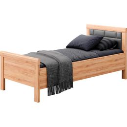 Priess Einzelbett &raquo;Arnsberg&laquo; Komforth&ouml;he mit gepolstertem Kopfteil braun Liegefl&auml;che L&auml;nge B: 200cm x 100cm, H&ouml;he Bettseite: 49cm, ohne Matratze
