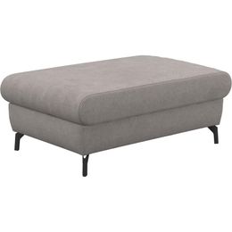 COTTA Polsterhocker &raquo;Kitty, B: 100 cm&laquo; individuell zu kombinieren grau 100% Polyester B/H/T: 100cm x 45cm x 65cm, Struktur fein